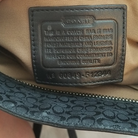 Coach | Bags | Coach Black Purse Signature C Design With Straps | Poshmark